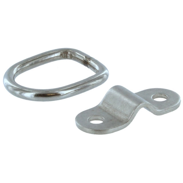 1" Bolt-On D-Ring & Mounting Bracket - 1,200 lbs. BS