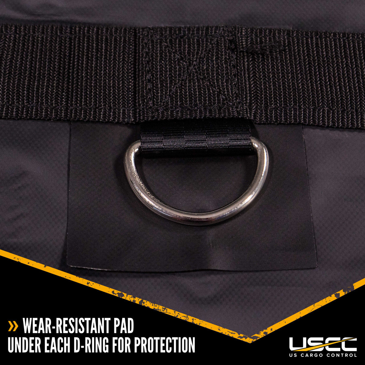 Heavy Duty Lumber Tarp - 24' x 18' (8' Drop & Flap) - 18 oz. Black Tar