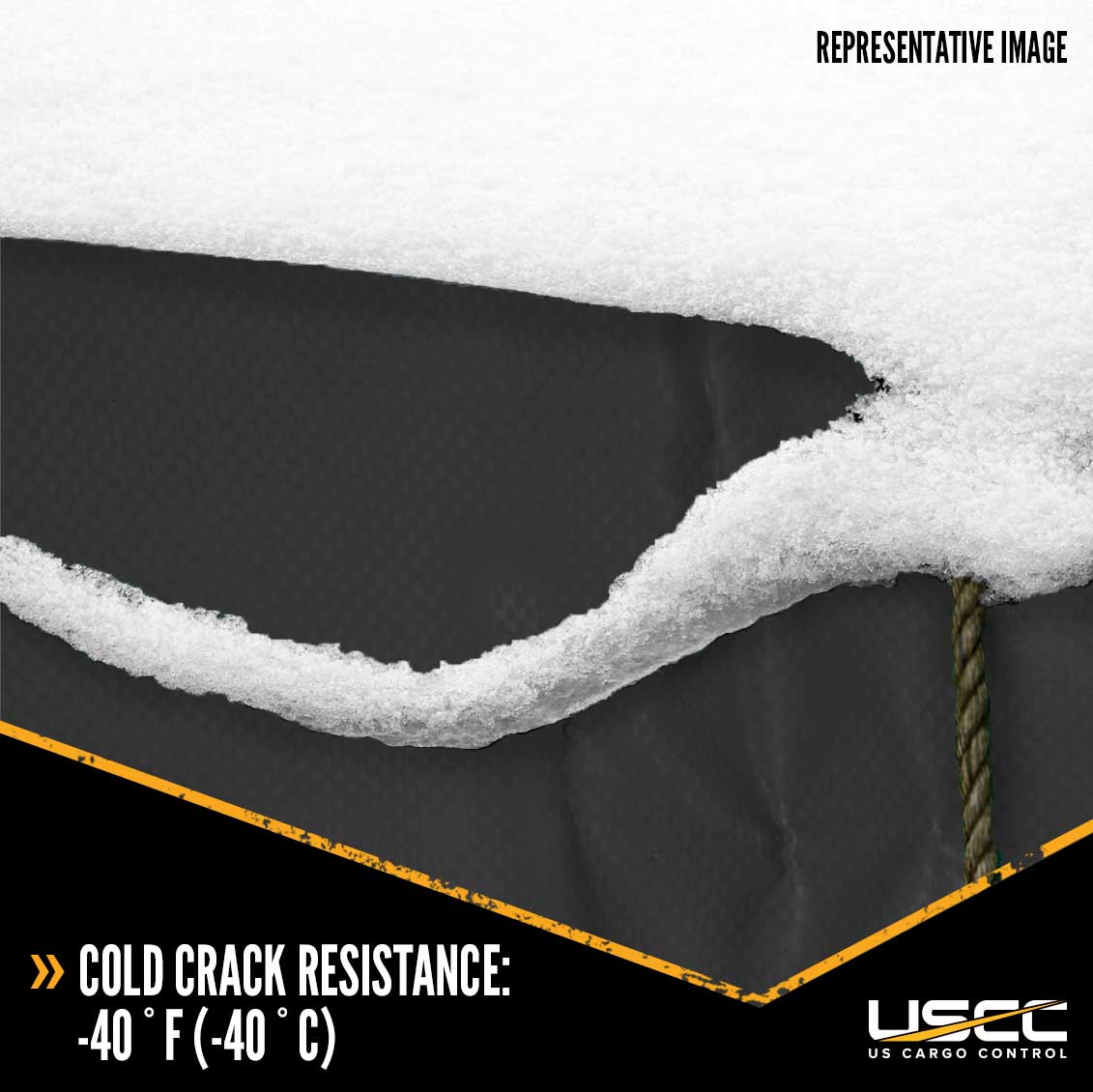 Heavy Duty Lumber Tarp - 24' x 18' (8' Drop & Flap) - 18 oz. Black Tar