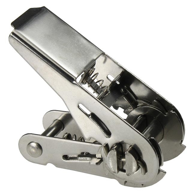 Stainless Steel Type 304 Thumb Ratchet for 1" Webbing | 1,500 lbs. BS