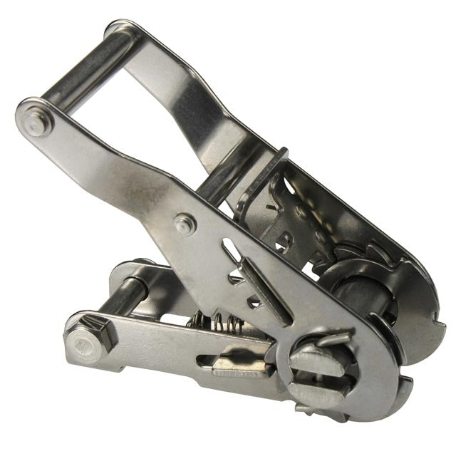 Wide Handle Stainless Steel Type 304 1" Ratchet | 3,300 lbs. BS