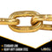 3/8" Grade 70 Tie Down Chain | Transport Chain By the Foot | USCC