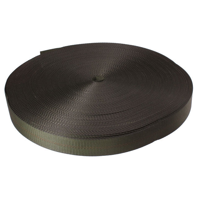 Olive Drab Polyester Web - 2" 12K Cargo Webbing