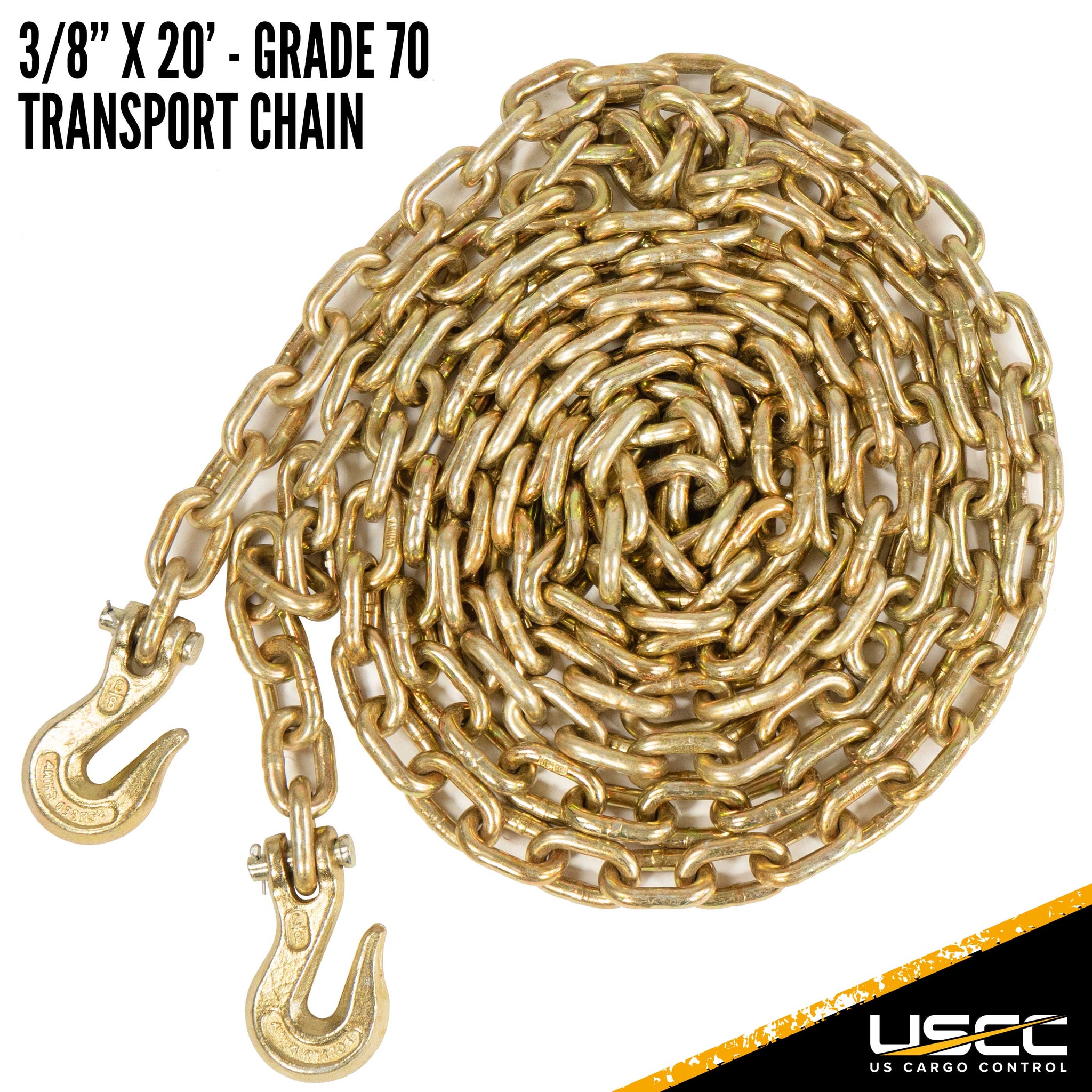 Grade 70 3/8" x 20' Chain- Peerless QuikBinder„™ Plus Ratchet Loadbinder