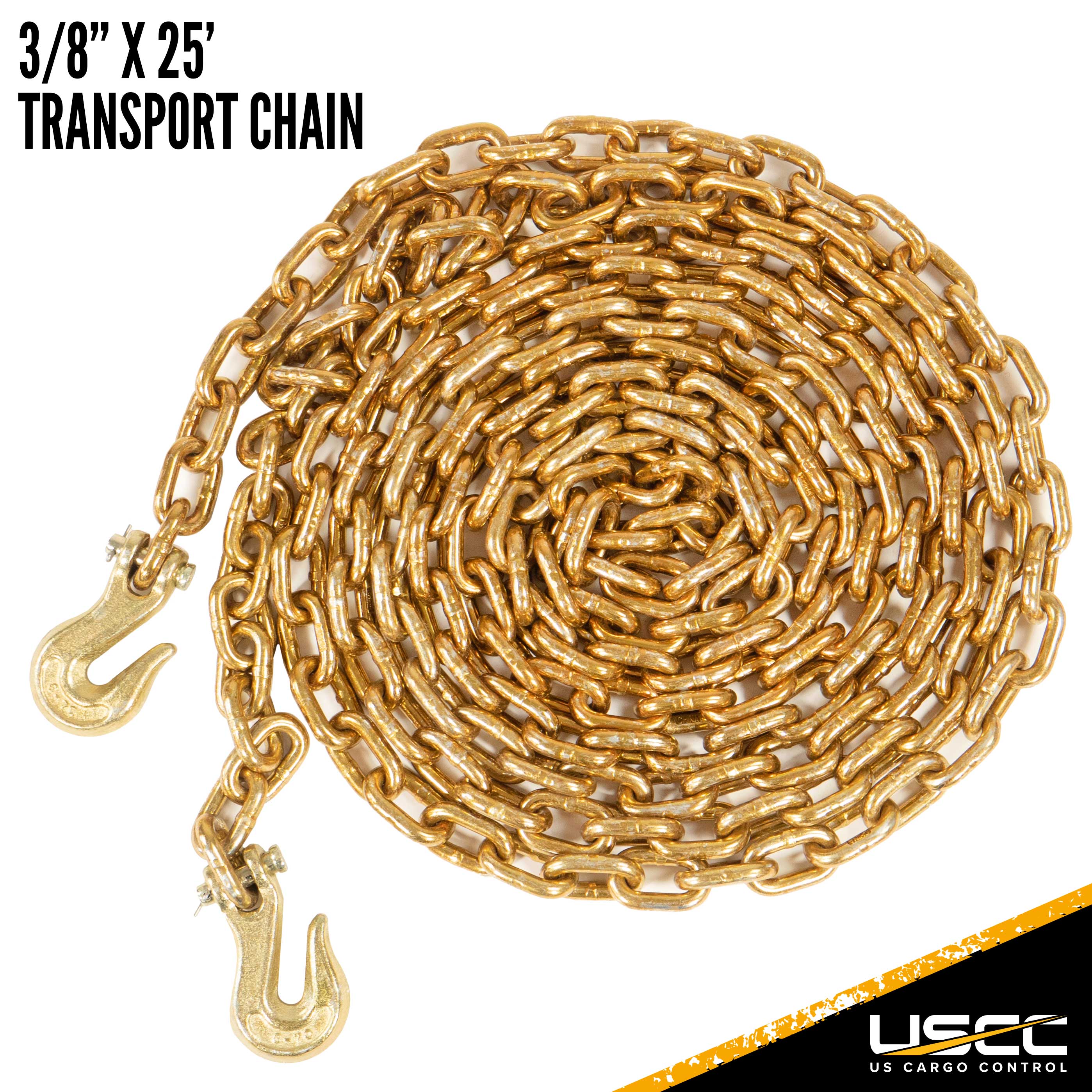 Grade 70 3/8" x 25' Chain-Ratchet Binder Package