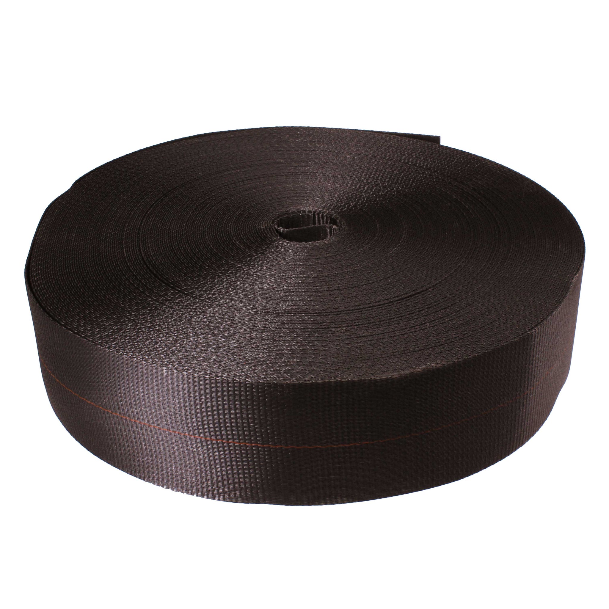 Black Polyester Webbing Straps - 4 x 300' 20K Cargo Webbing