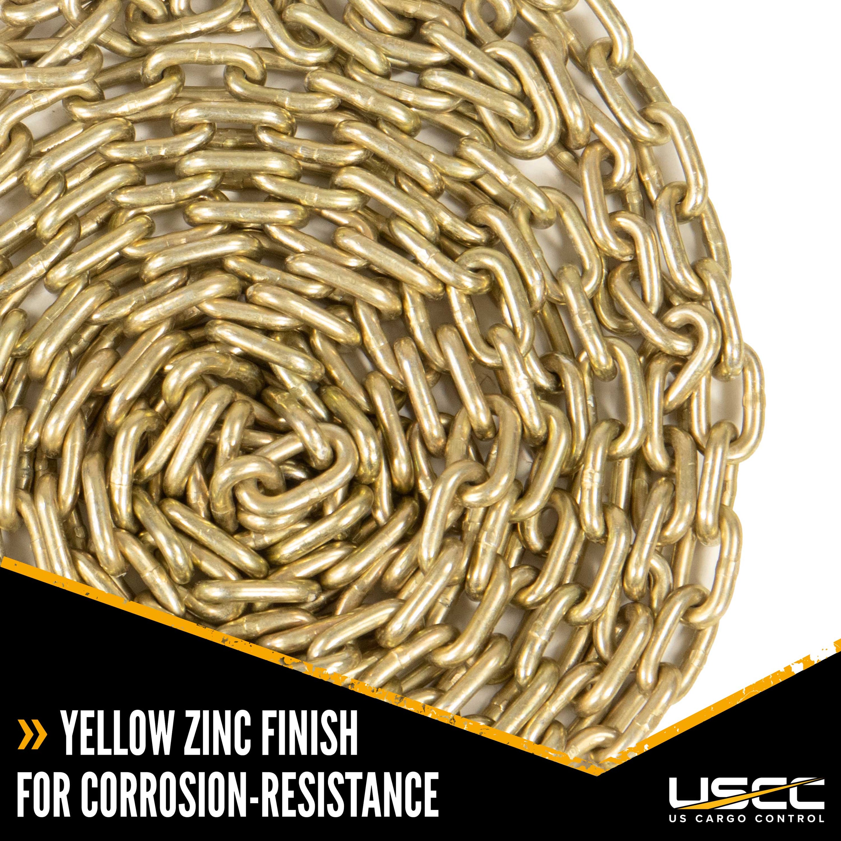 5/16" Grade 70 Tie Down Chain | Transport Chain By the Foot | USCC