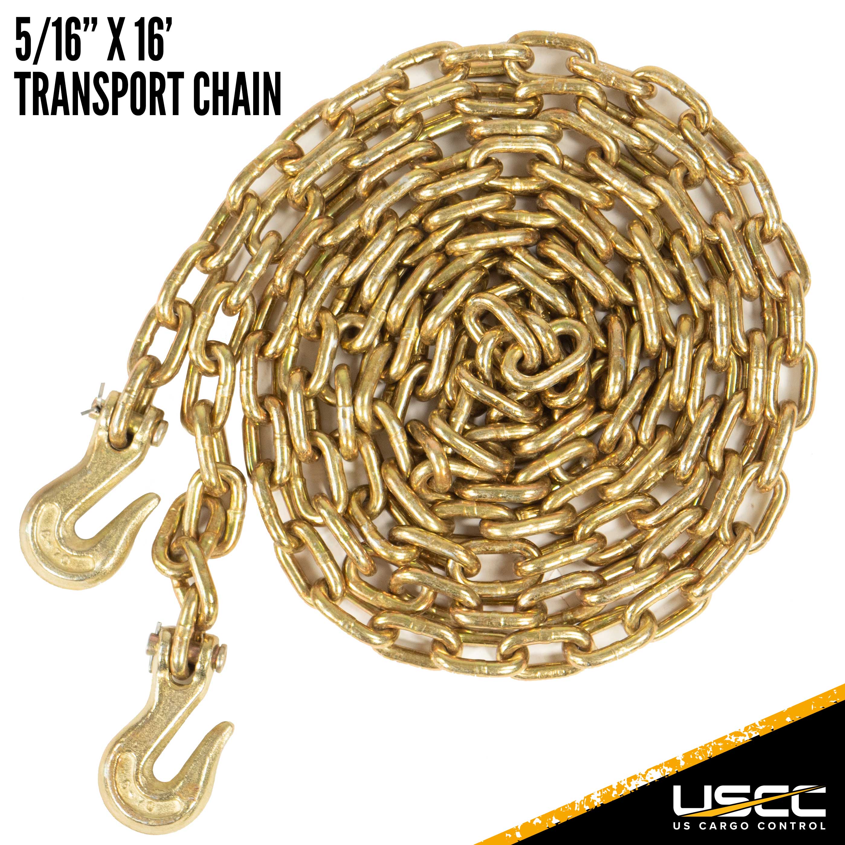 Grade 70 5/16" x 16' Chain and Binder Kit | US Cargo Control