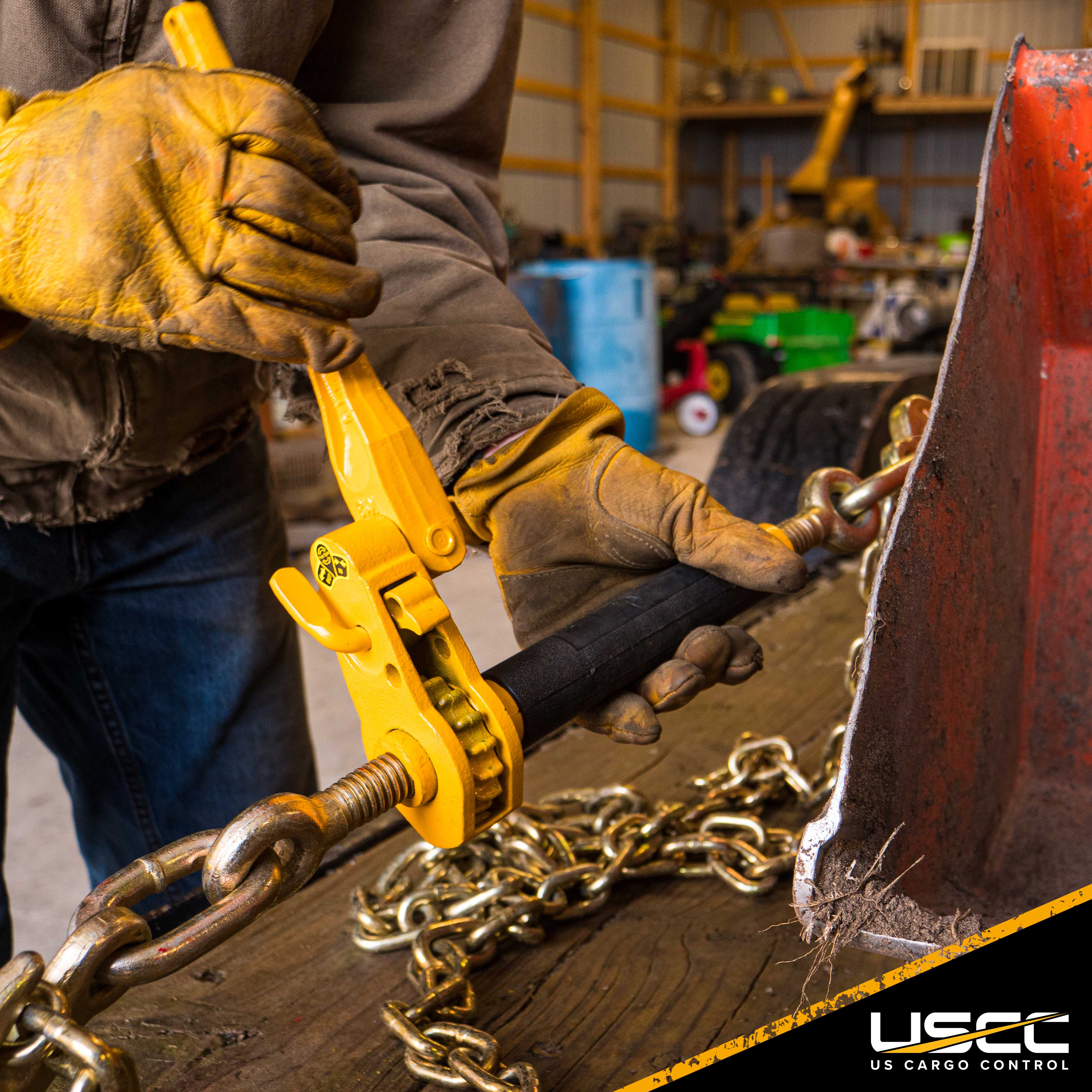 Grade 70 5/16" x 16' Chain and Binder Kit | US Cargo Control