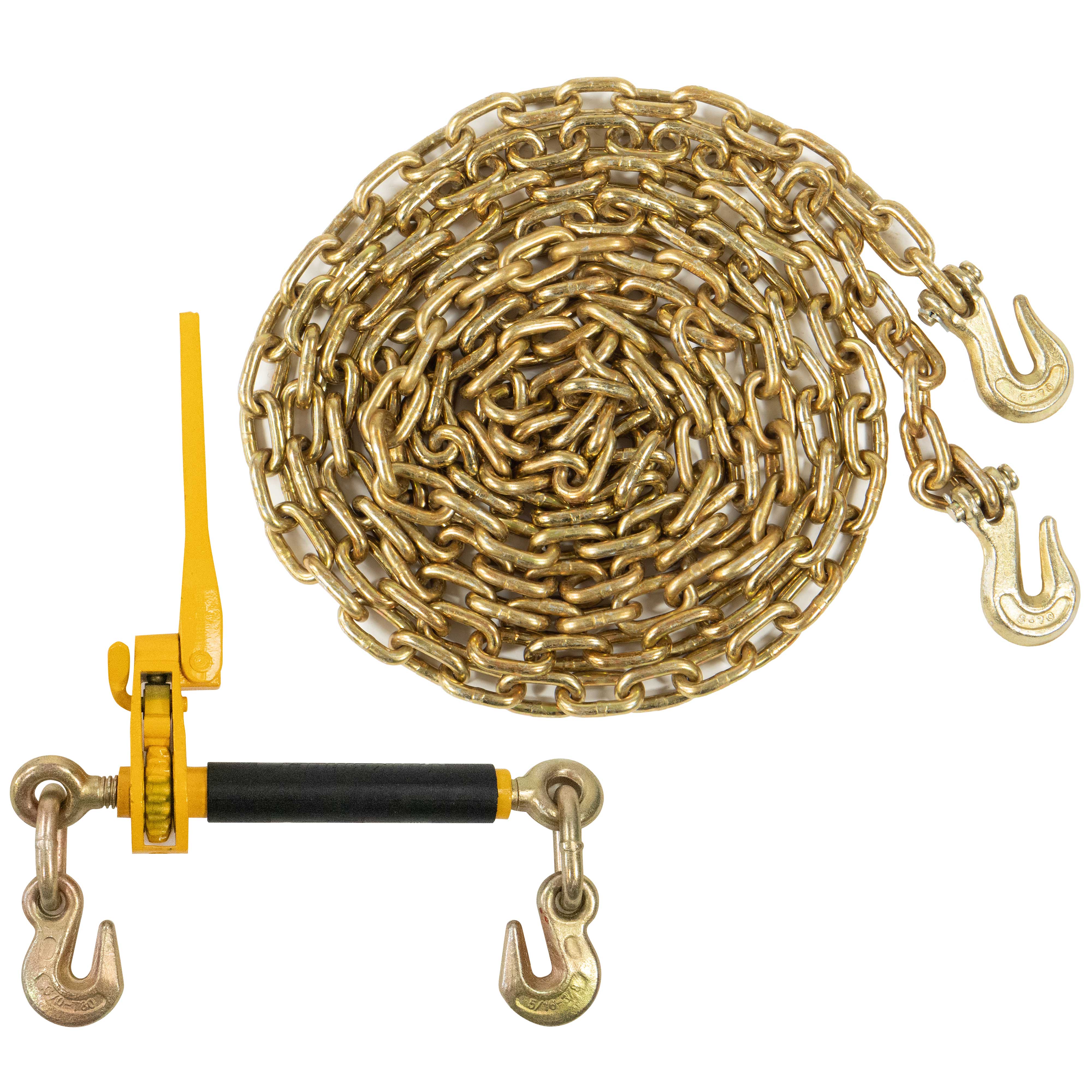 Grade 70 5/16" x 20' Chain- Peerless QuikBinder„™ Plus Ratchet Loadbinder
