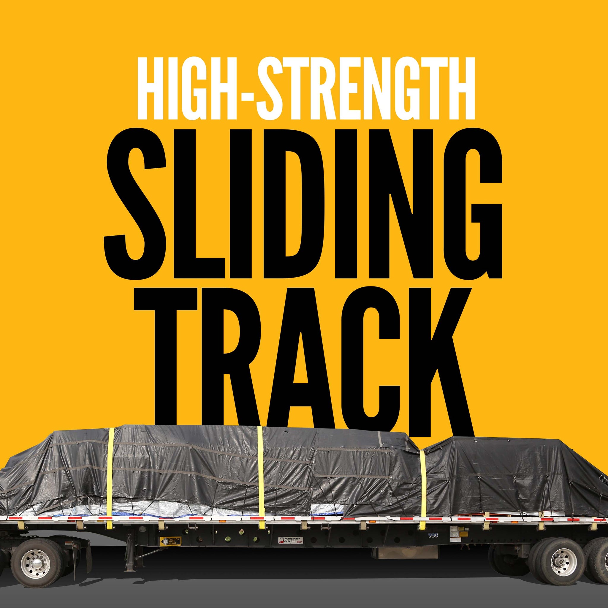 Sliding Winch Track - 6' Steel Sliding Winch Track | C Track Steel