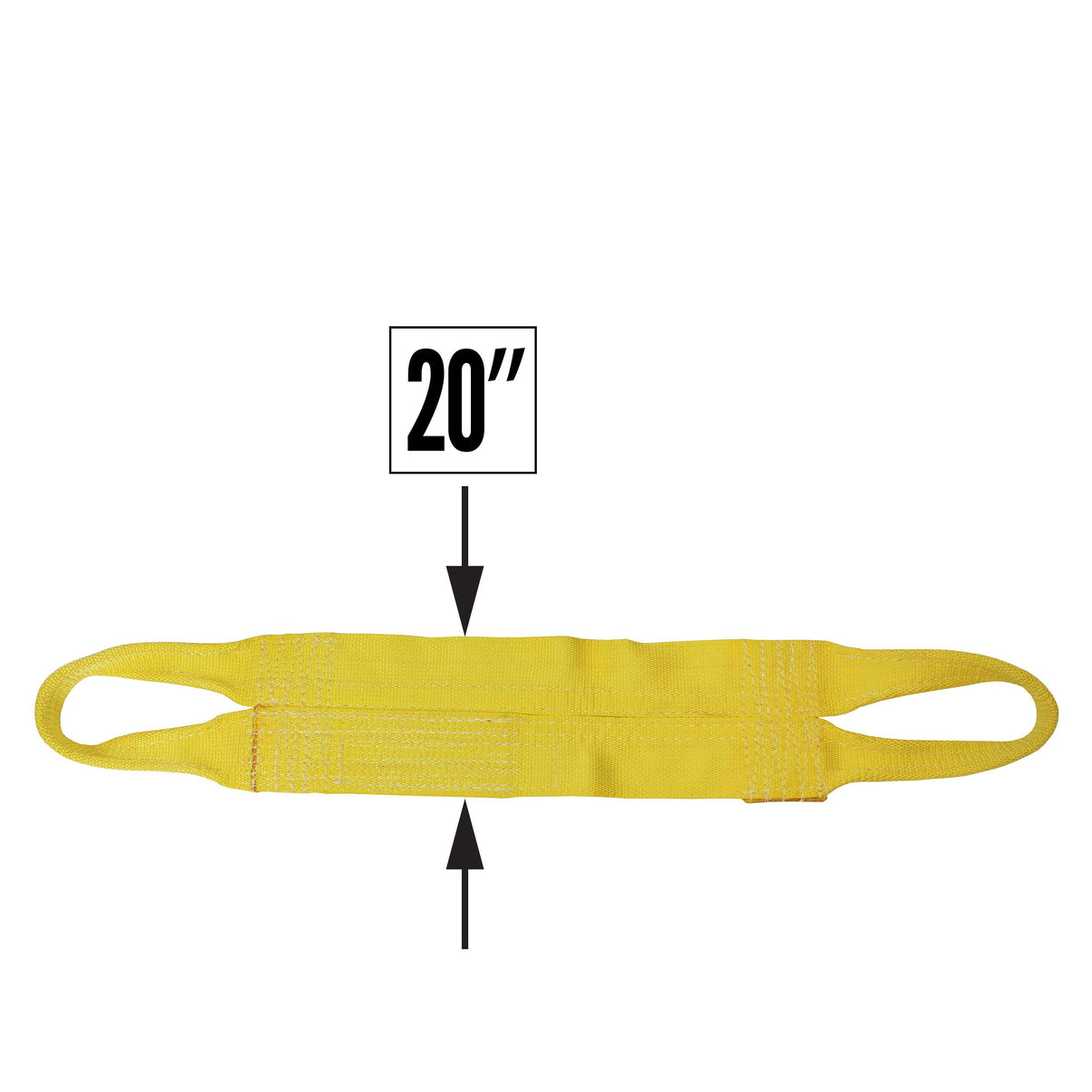 Nylon Lifting Sling - Continuous Eye Wide - 20" x 8'