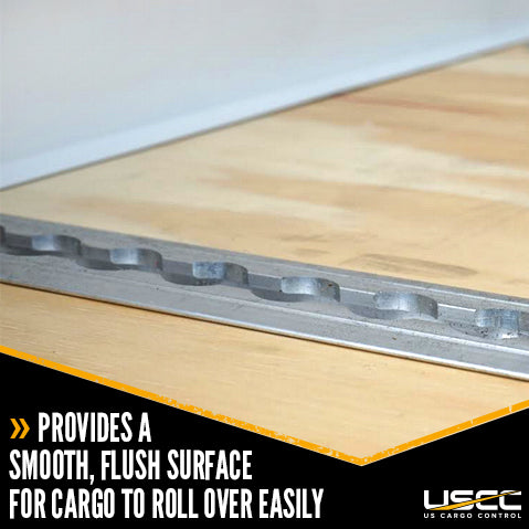 96" Flanged L-Track | Aluminum