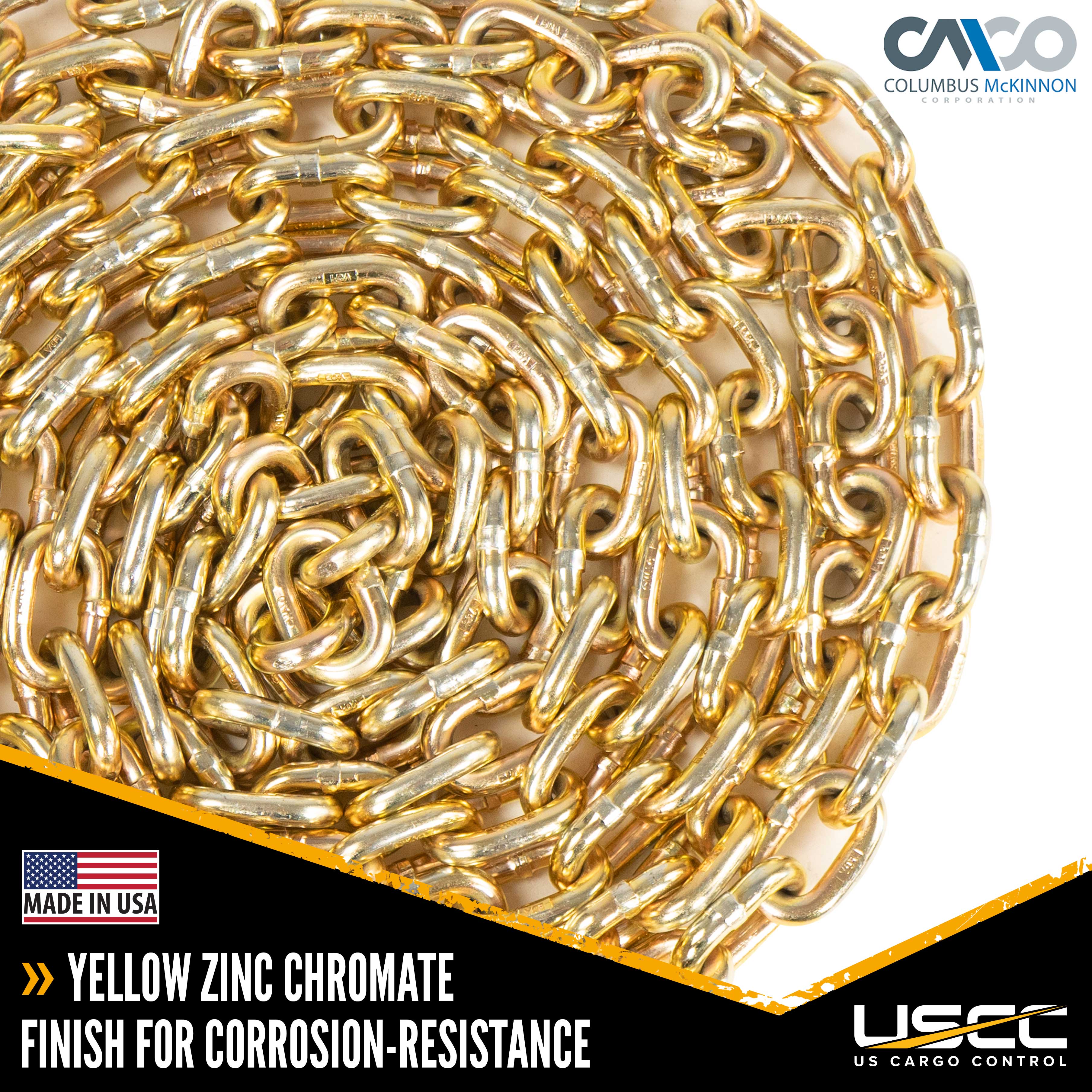5/16" x 550' CM® Transport Chain Drum Grade 70 | US Cargo Control