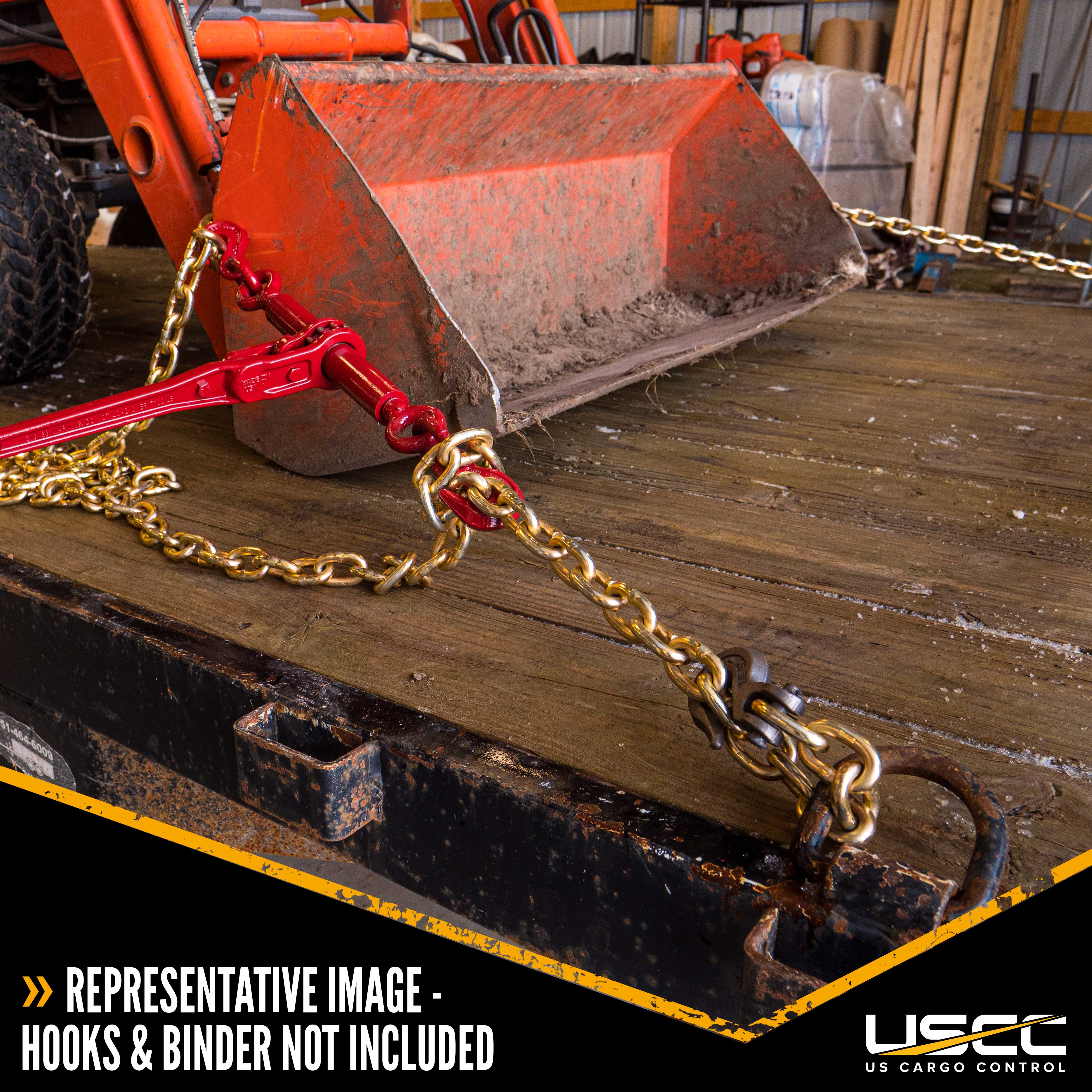 3/8" x 400' CM® Transport Chain Drum Grade 70 | US Cargo Control