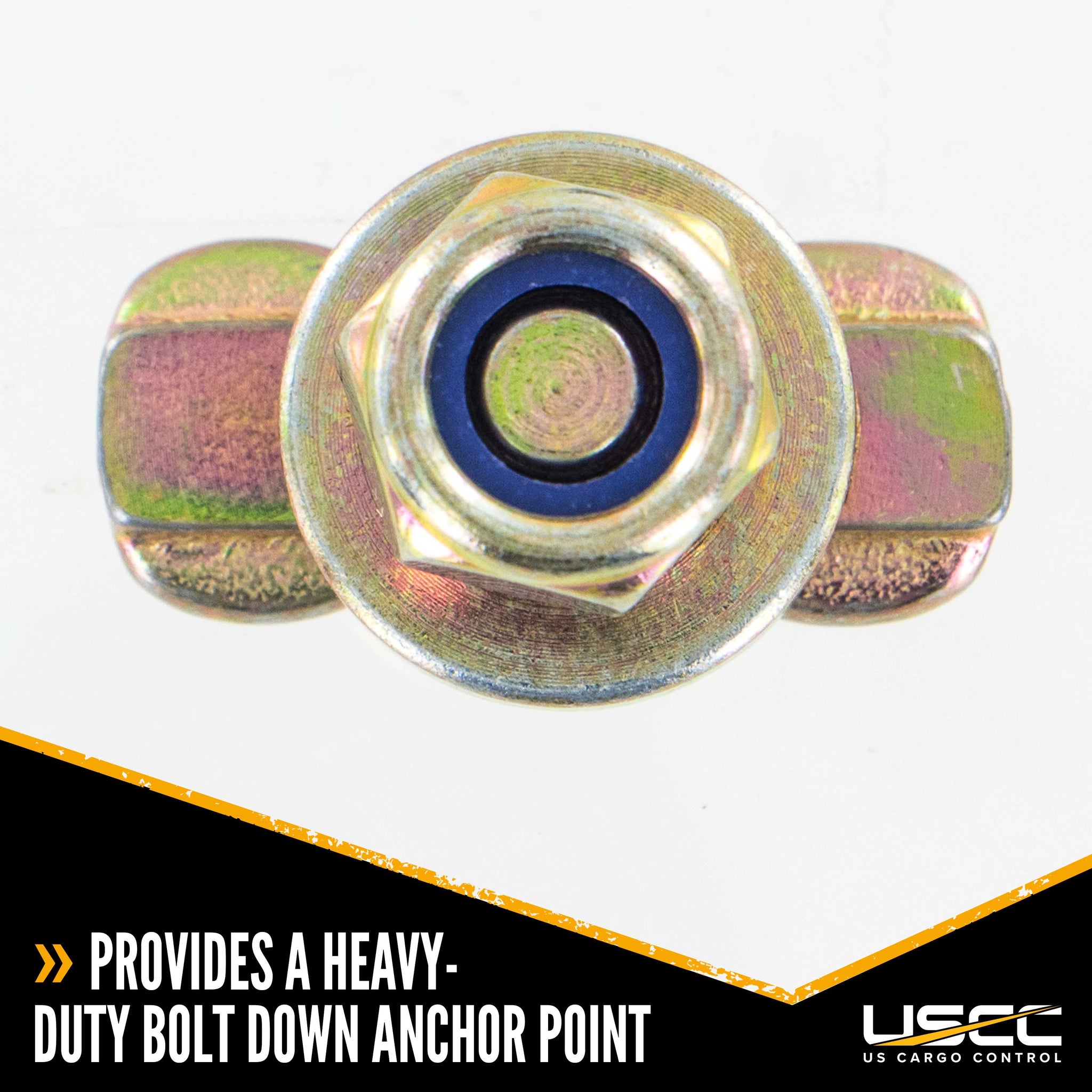 L-Track Double Lug Threaded Stud Fitting | 5,500 lbs. Break Strength