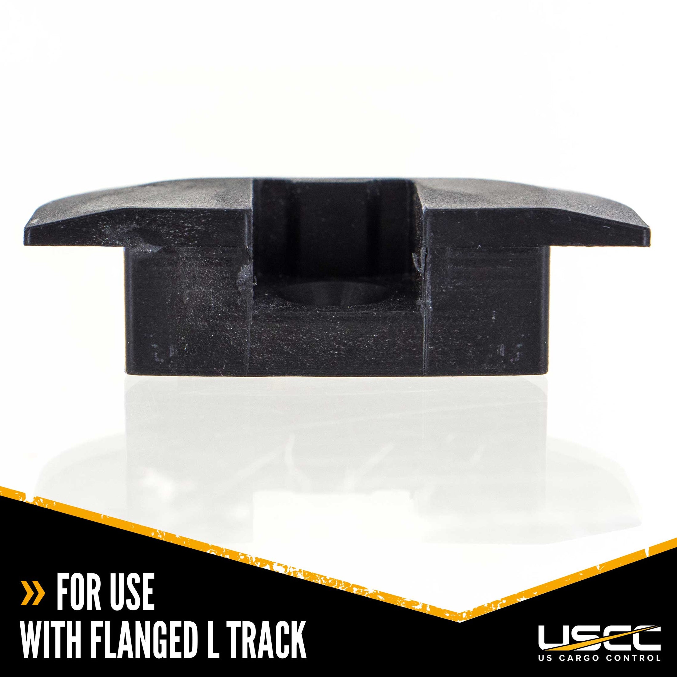 Recessed L-Track Flanged End Cap