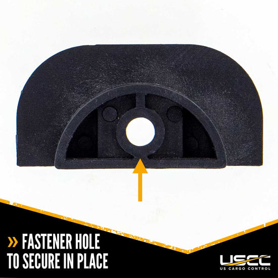 Recessed L-Track Flanged End Cap