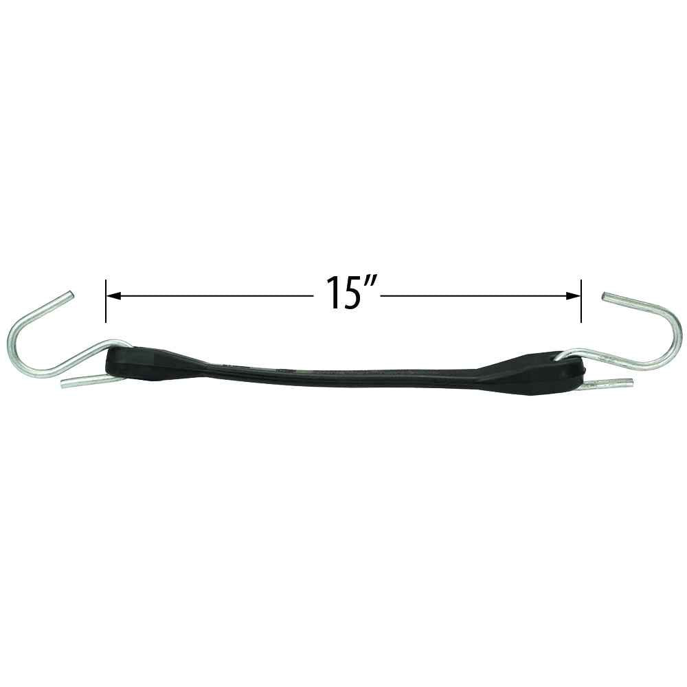 15" Rubber Tarp Straps (50-Pack) - Tarp Straps