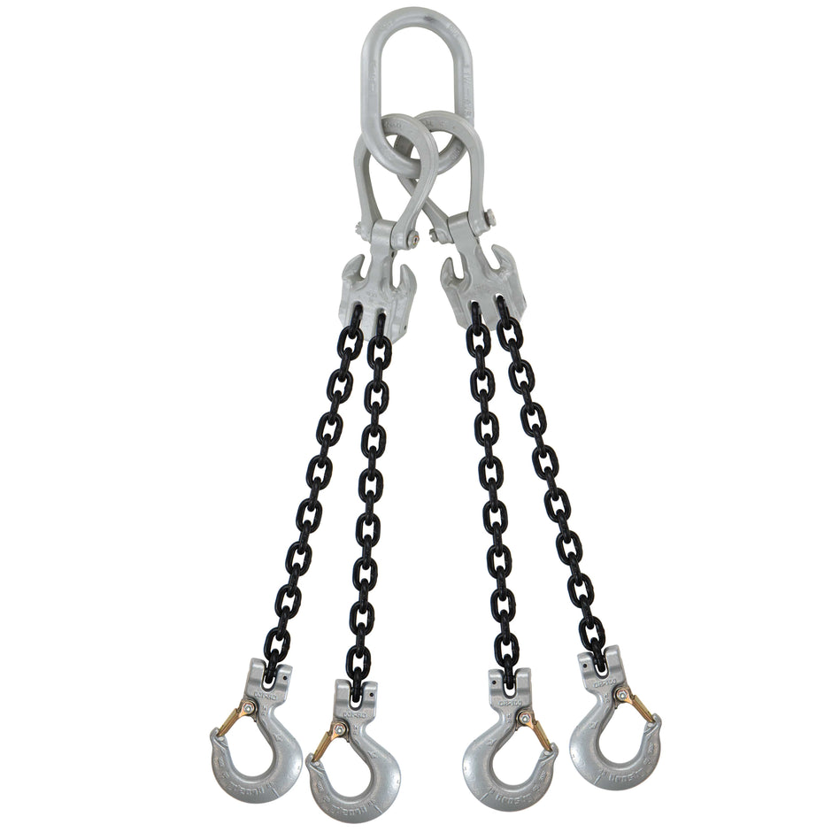4 Leg Adjustable Chain Lifting Slings - Grade 100