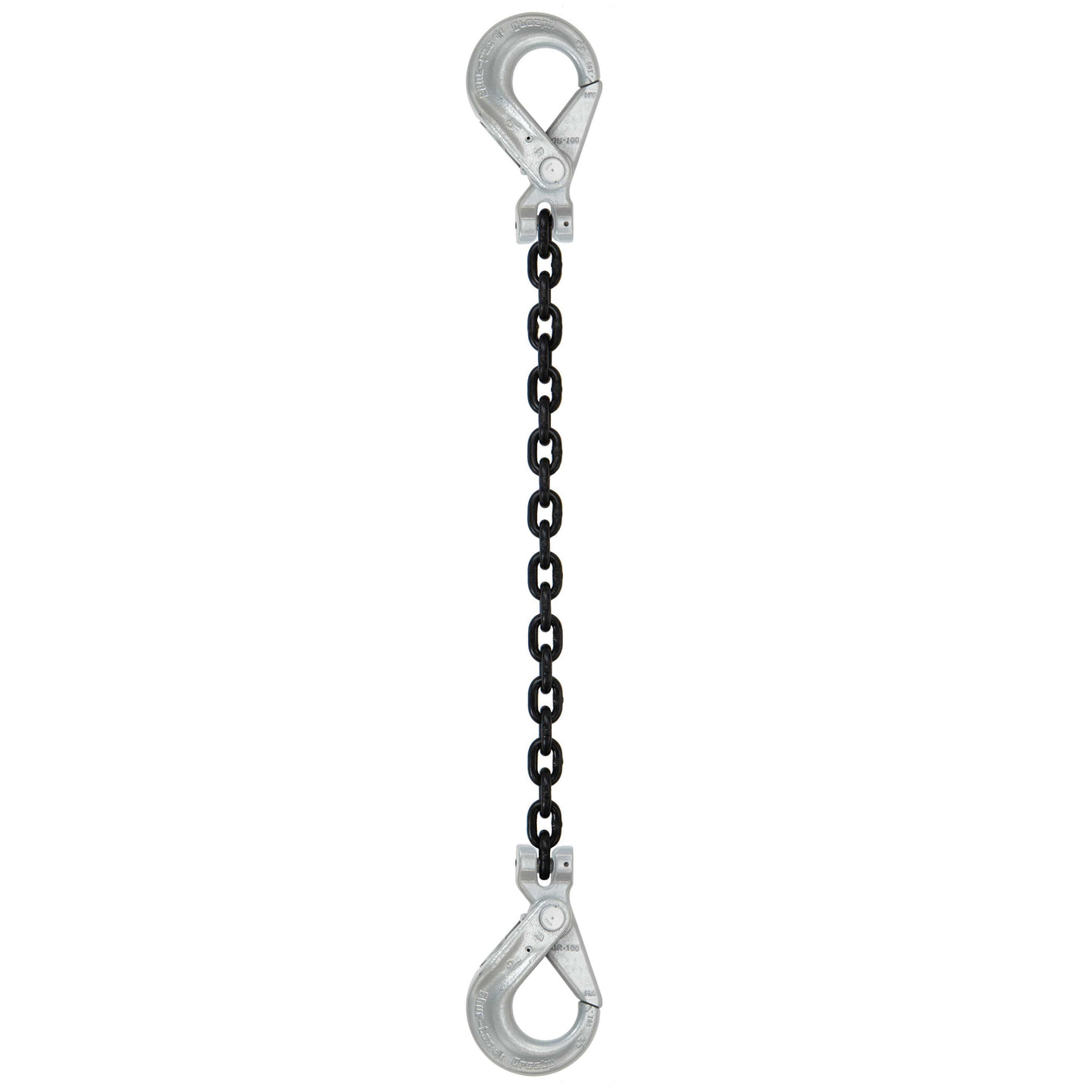 5/8" x 14' Domestic 1 Leg Chain Sling w/ Crosby Self-Locking & Self ...