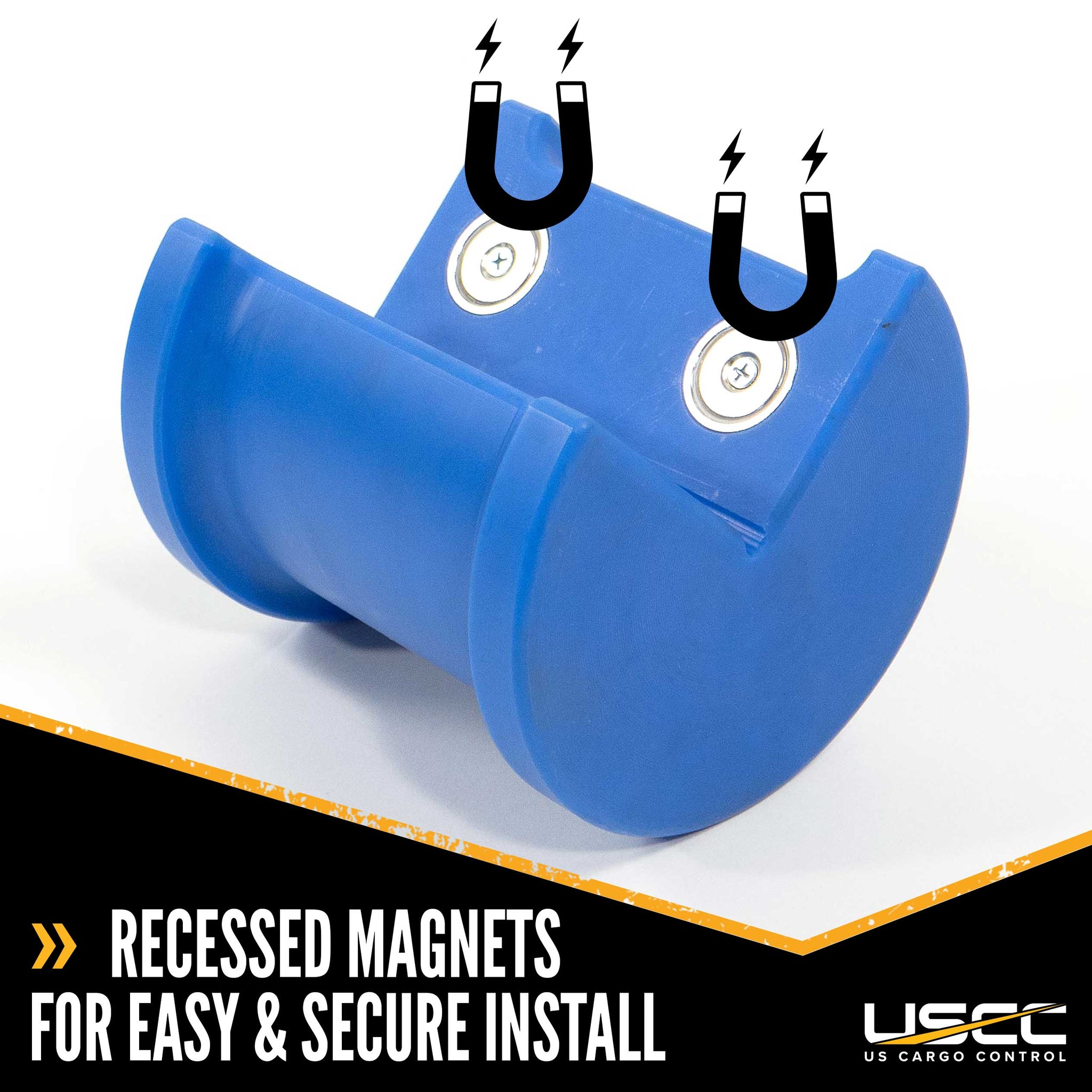 Heavy-Duty LiftGuard™ Magnetic Lifting Sling Edge Protector | 6" Wide
