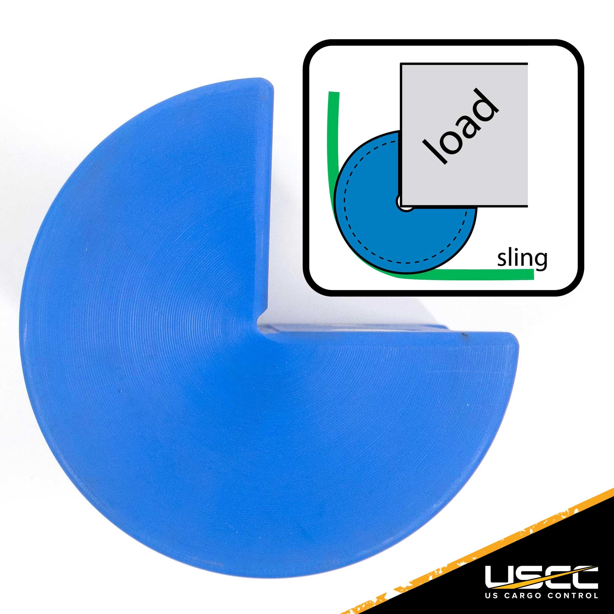 Heavy-Duty LiftGuard™ Magnetic Lifting Sling Edge Protector | 18" Wide