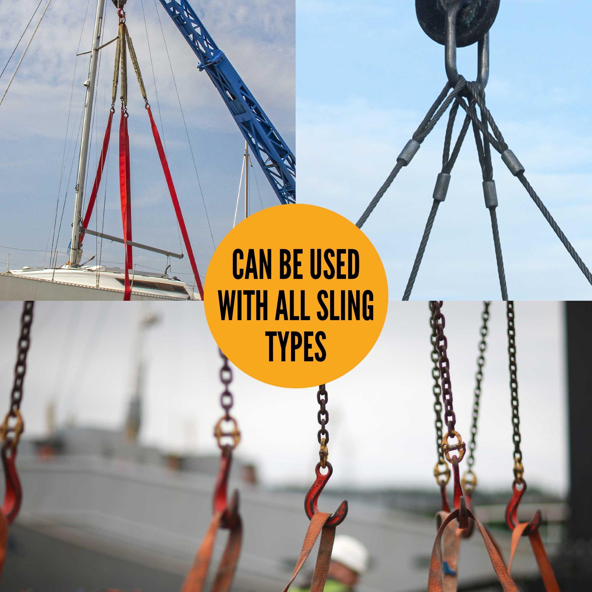 Medium-Duty LiftGuard™ Magnetic Lifting Sling Edge Protector | 6" Wide