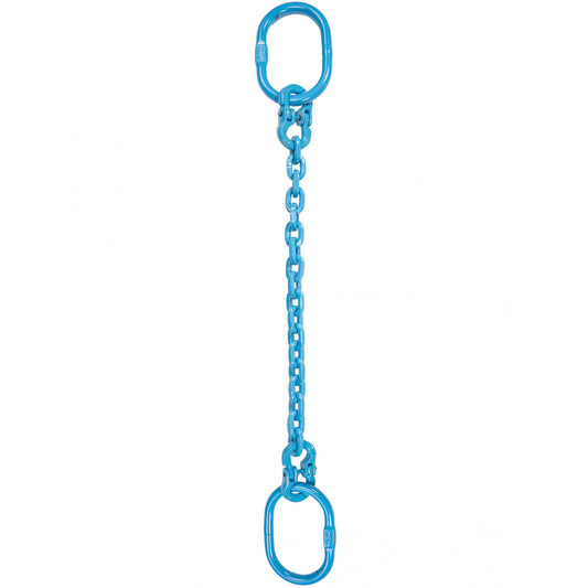 Oblong Master Link Single Leg Chain Sling - Grade 120