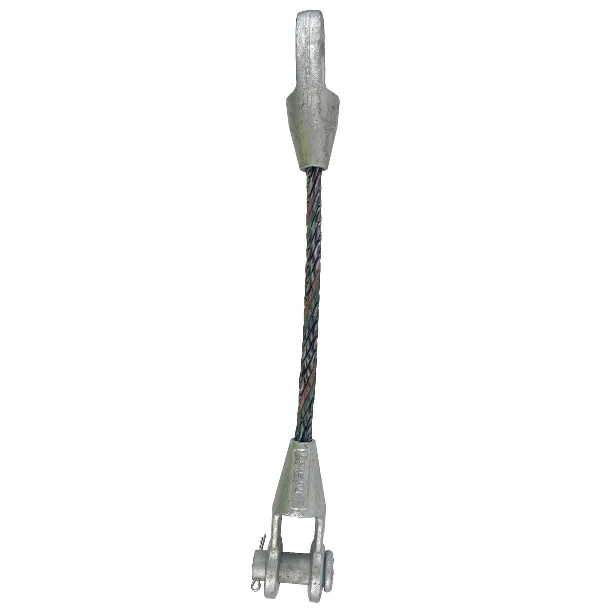 3/4" x 3' Open and Closed Spelter Socket Wire Rope Sling